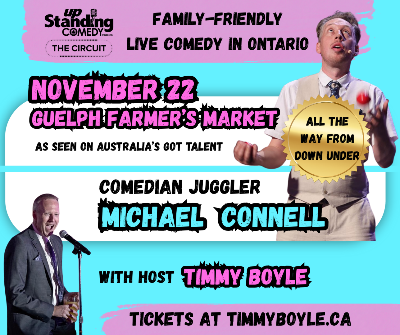 Upstanding Comedy - Juggler Michael Connell "The Circuit" 52 | 10C ...